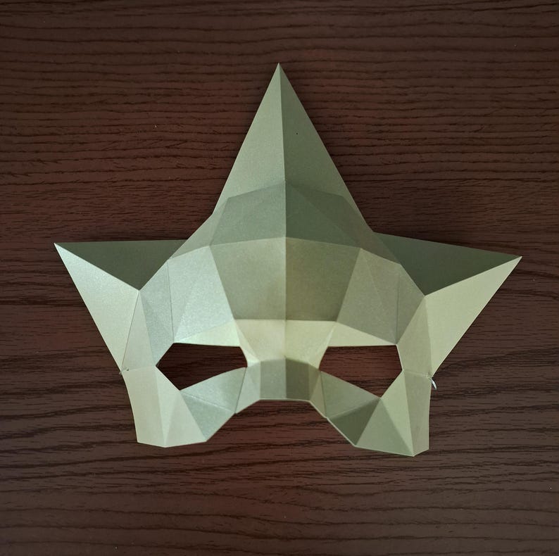 Estrela Mask Template Papercraft Pdo Pdf - Etsy
