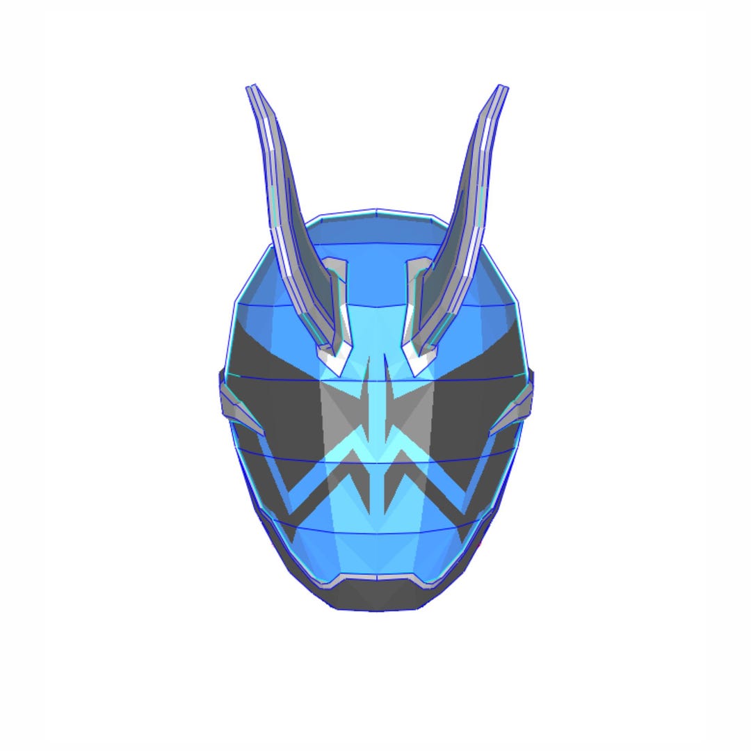 Kamen Rider Specter Helmet Template, PDO File - Etsy