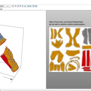 Ryusoul Red Mera Armor Pepakura, Template, Pdo Files - Etsy
