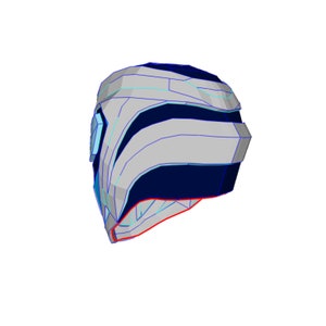 Max Steel Helmet Template, Pdo Pdf File - Etsy