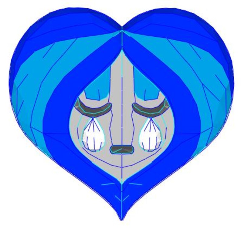 Ogerpon Water Mask Template Papercraft Pdf - Etsy