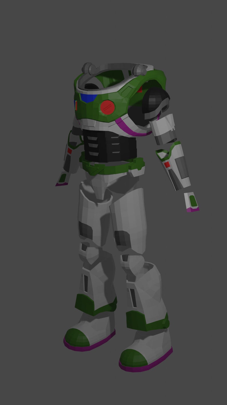 Buzz Lightyear Armor Pepakura (pdo and PDF File) - Etsy