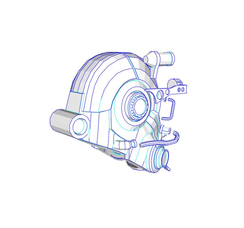 Helmet T 60 Fallout Template Pepakura - Etsy