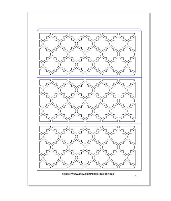 Template Lantern Digital File Dxf Pdf Studio3 - Etsy