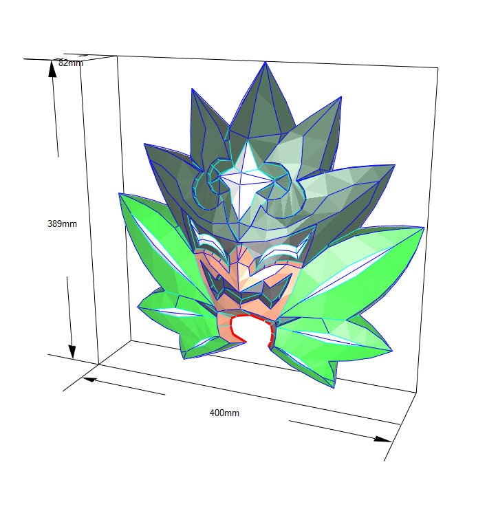 Ogerpon Mask Template Papercraft Pdf - Etsy