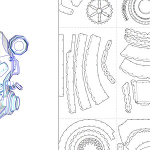 Helmet T 60 Fallout Template Pepakura - Etsy