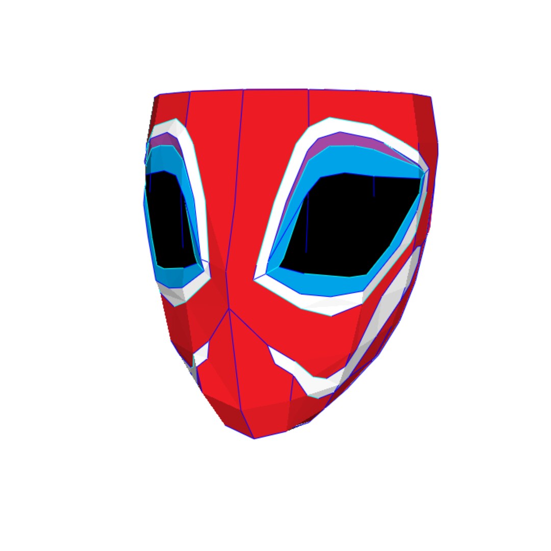 Spider Man India Mask Template Pdo Pdf File - Etsy