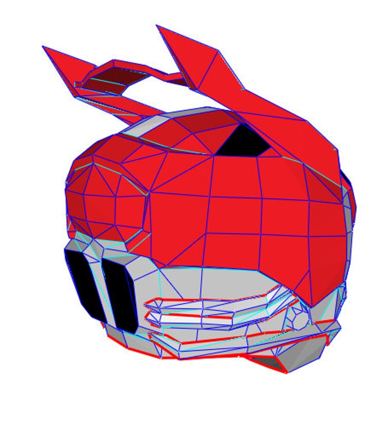 Kamen Rider Drive Helmet Template Cosplay DIY - Etsy