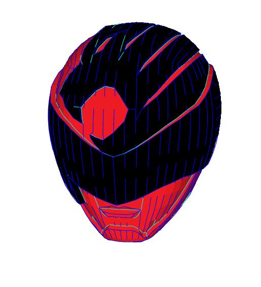 Kyuranger RED HELMET - Pdf Pdo File - Etsy