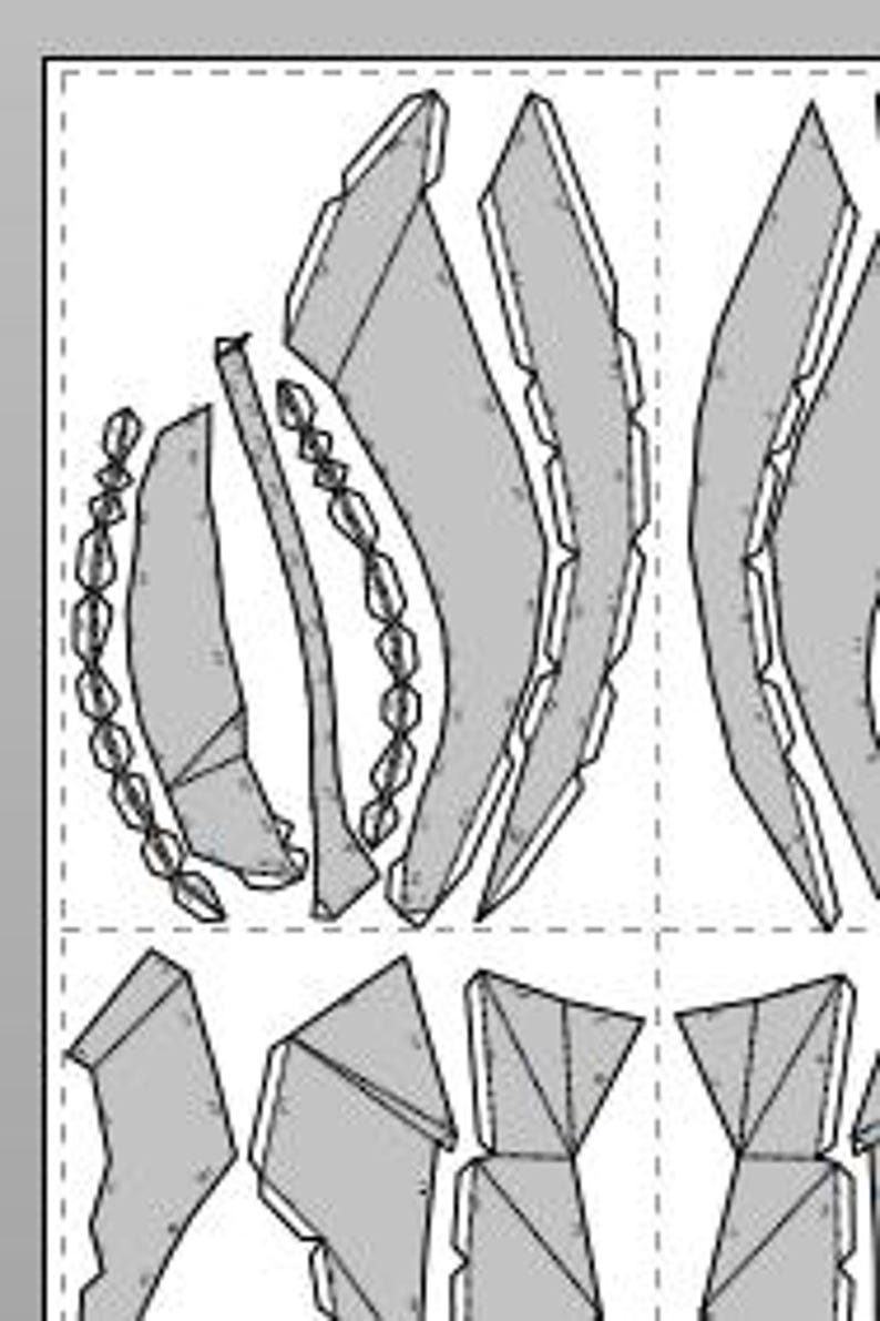 Ultraman Regulos Helmet Template Papercraft - Etsy