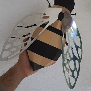 Bee Template Papercraft .pdf File - Etsy