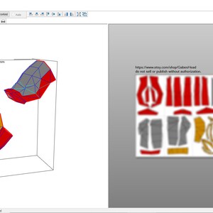 Ryusoul Red Mera Armor Pepakura, Template, Pdo Files - Etsy