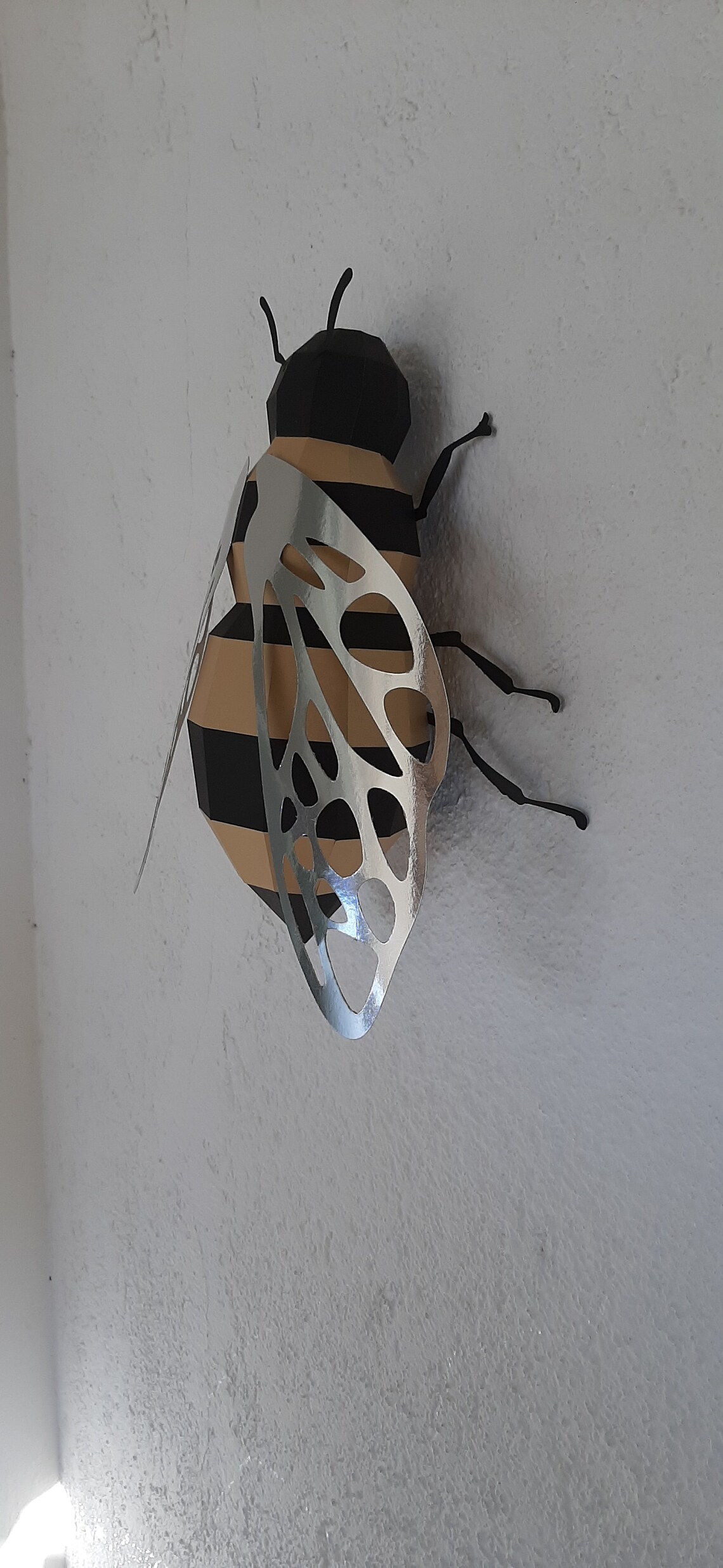 Bee Template Papercraft .pdf File - Etsy