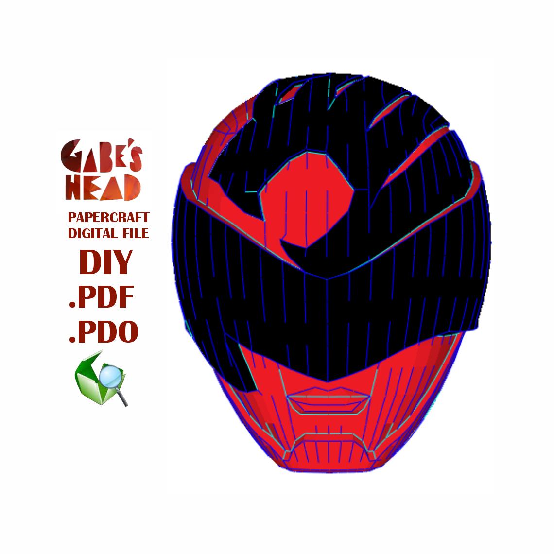 Kyuranger RED HELMET - Pdf Pdo File - Etsy