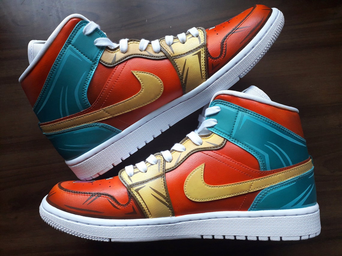 Pokemon Charizard Nike Air Jordan 1 Hand Painted Custom Shoes - Etsy