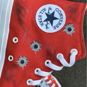 Deadpool Movie Converse Custom Shoes Hand Painted Shoes Ryan Reynolds ...