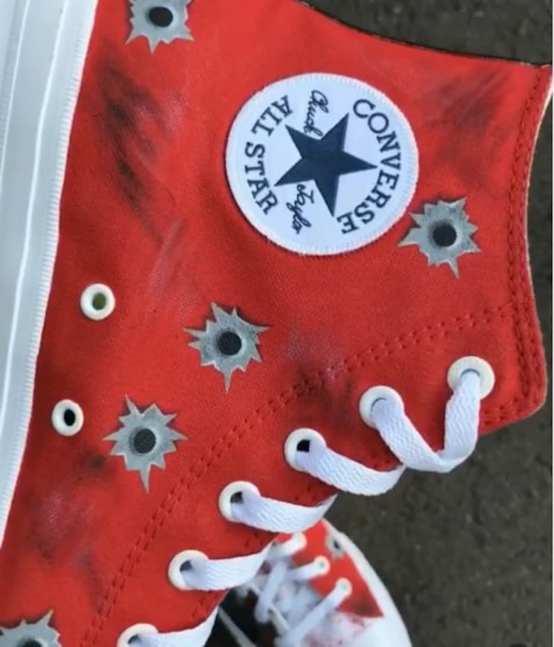 Deadpool Movie Converse Custom Shoes Hand Painted Shoes Ryan Reynolds ...