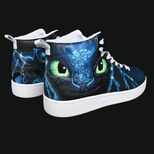 How to Train Your Dragon Converse Custom Shoes Hand Painted - Etsy