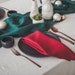 Ruby Red Linen Napkins Set of 4, 6, 8, 10, 12, 14, 16 / Housewarming ...