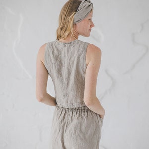 Knotted Linen Headband, Twist Knot Flax Headband, Wide Beach Turban ...