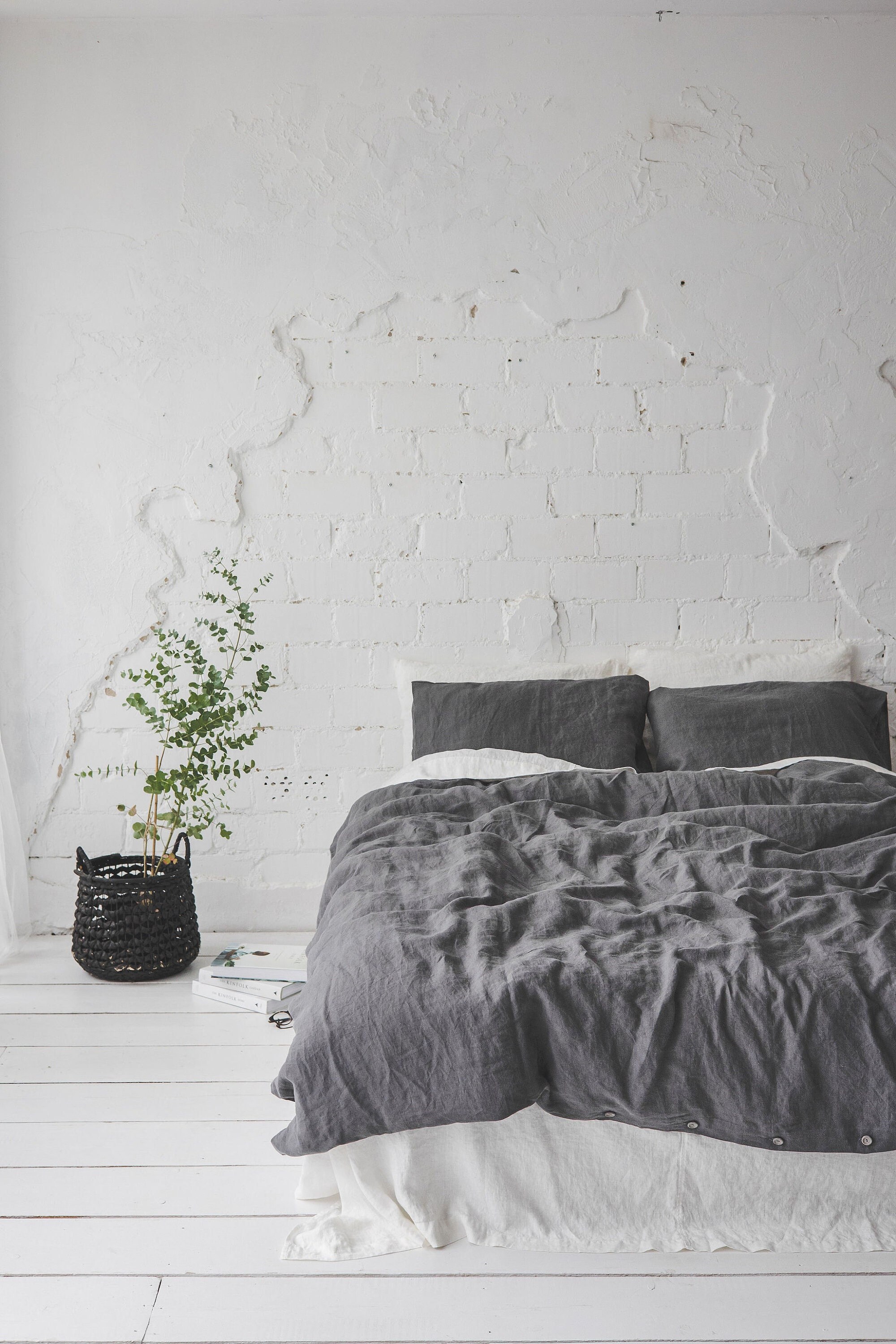 Solid Grey Bedding