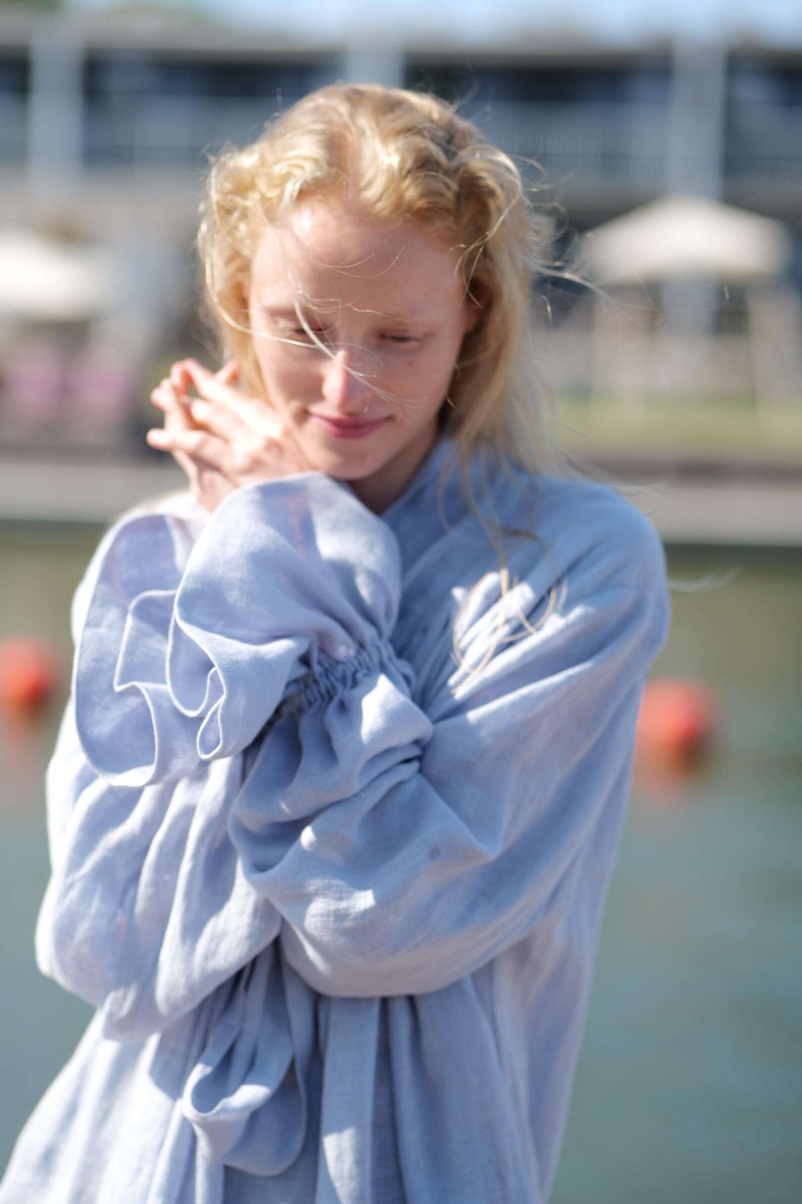 Linen Blouse: Boho Glam Top With Billowy Sleeves - Etsy