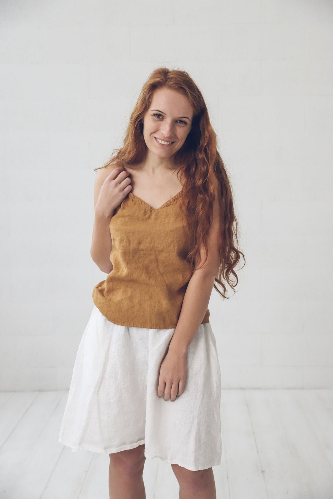 Swing Summer Linen Skirt Soft Washed Linen Skirt - Etsy