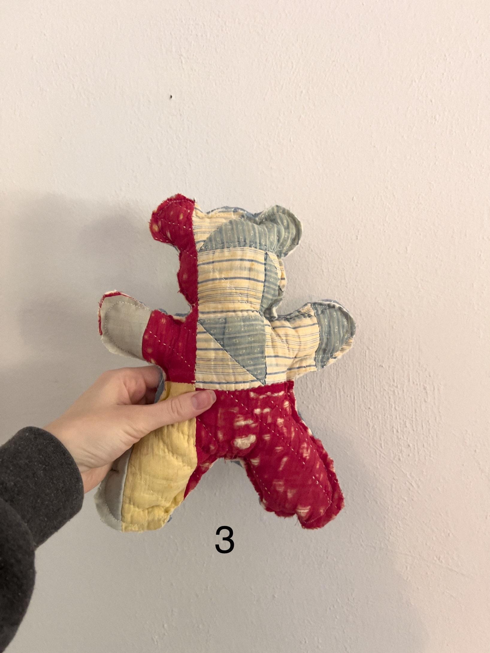 Bear Made From a Vintage Quilt - Etsy