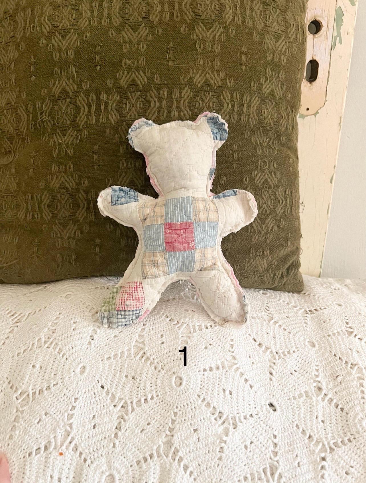 Bear Made From a Vintage Quilt - Etsy