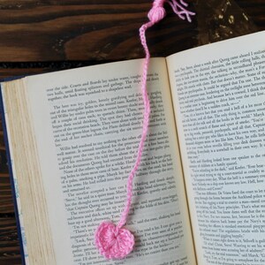 Cupid's Arrow Bookmark Crochet PATTERN - Crochet Bookmark Heart ...