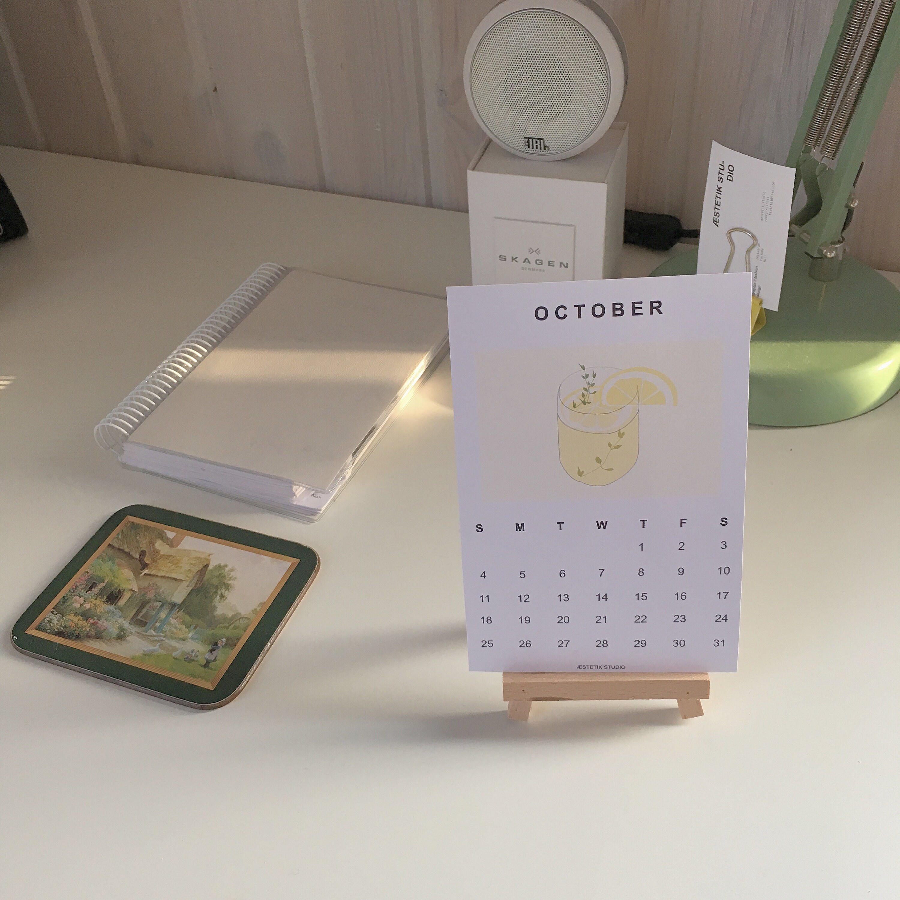 2020 2021 Aesthetic Dessert Calendar Aesthetic Calendar Etsy