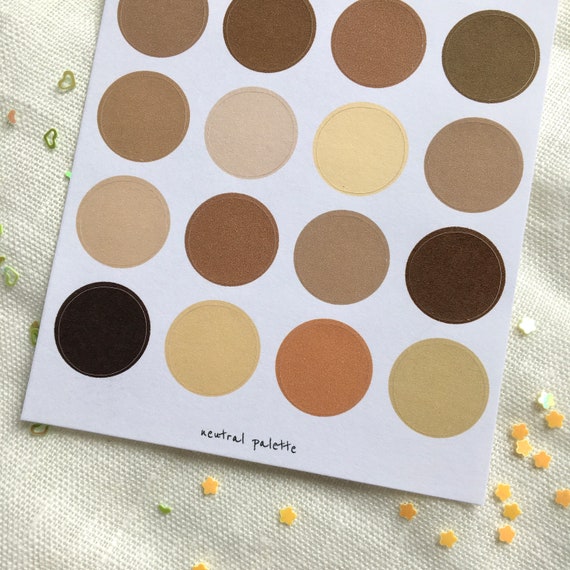 Paper, Party & Kids Craft Supplies & Tools Stickers Aesthetic Neutral ...