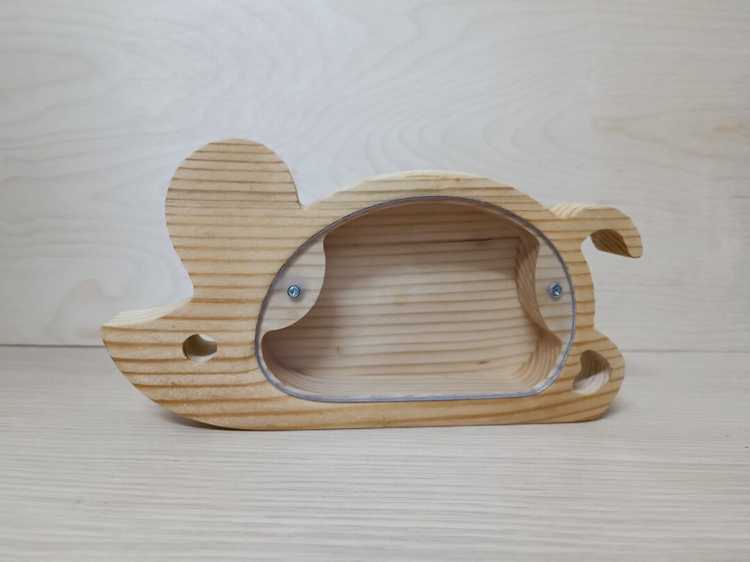 Wooden Mouse Money Box Bank Save Money - Etsy