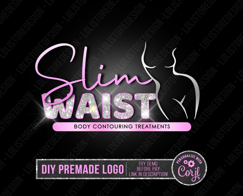 DIY Body Contouring Premade Logo Body Contour Logo Spa Logo - Etsy