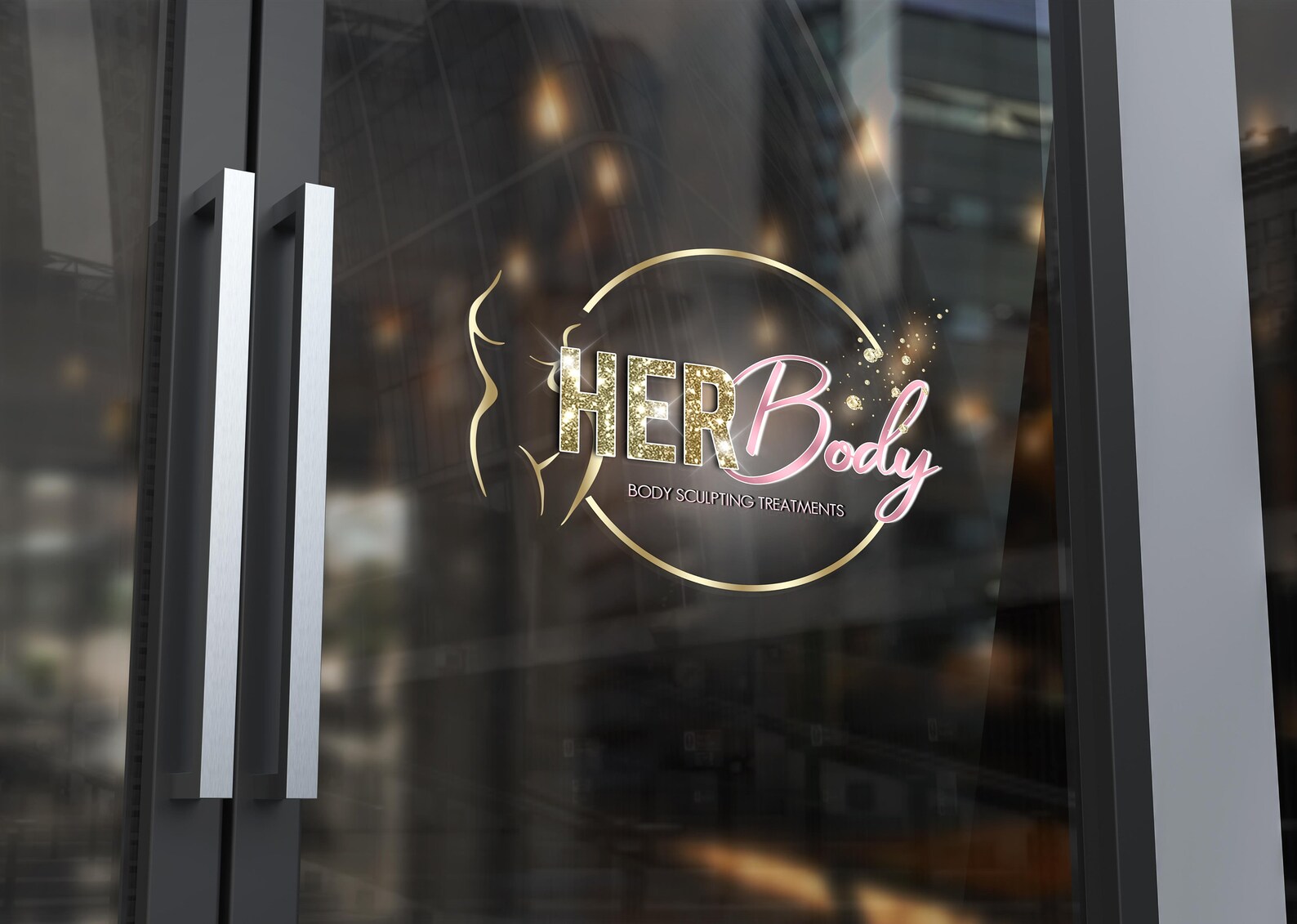 DIY Body Contouring Premade Logo Body Contour Logo Spa Logo - Etsy