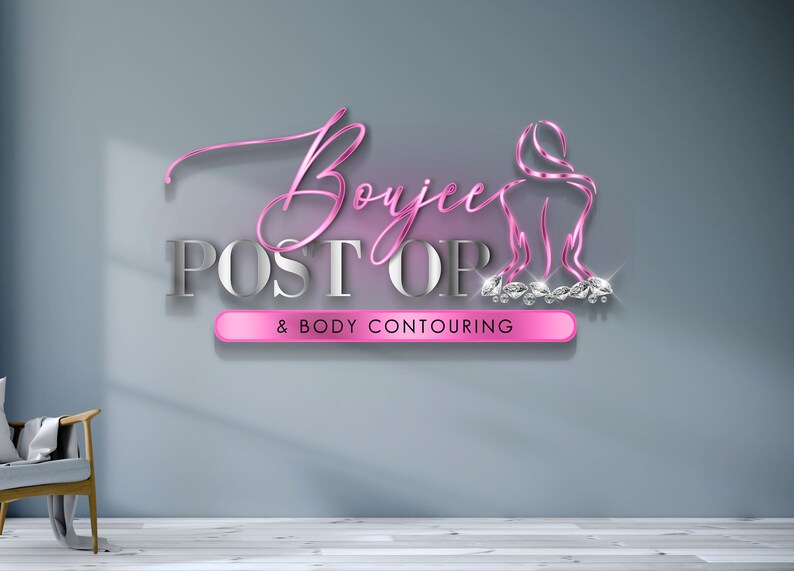 DIY Post Op Premade Logo Body Contour Logo Spa Logo Body - Etsy
