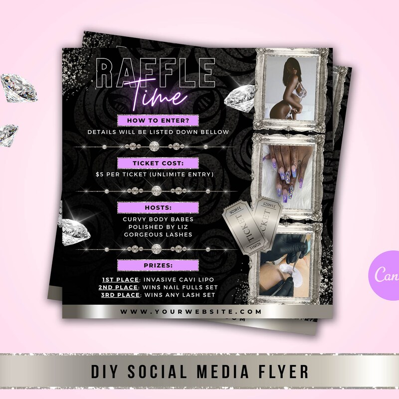 Raffle Drawing Flyer - Etsy