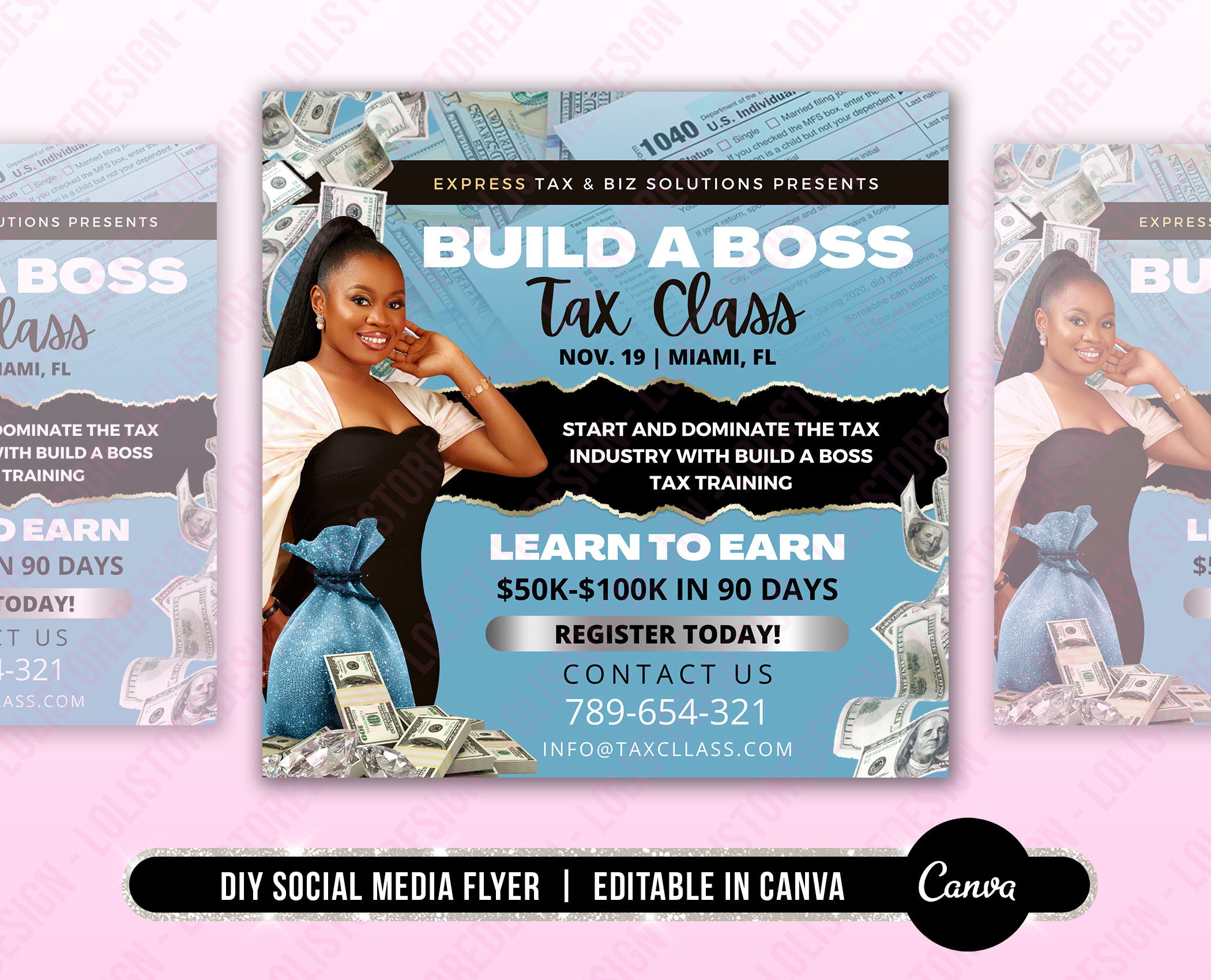 DIY Tax Class Flyer Tax Services Tax Preparation Flyer Tax - Etsy