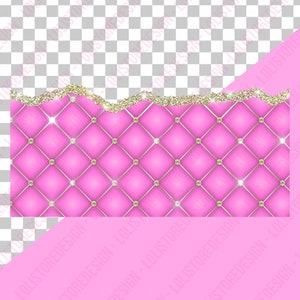 Pink and Gold Glam Edges, Gold and Pink Ripped Edges, Glam Digital ...