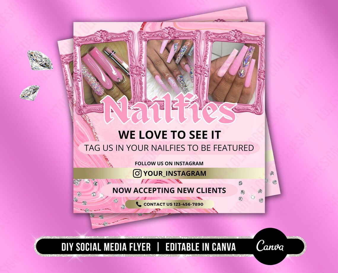 DIY Nail Tech Flyer Nail Technician Flyer Spa Flyer Nails - Etsy