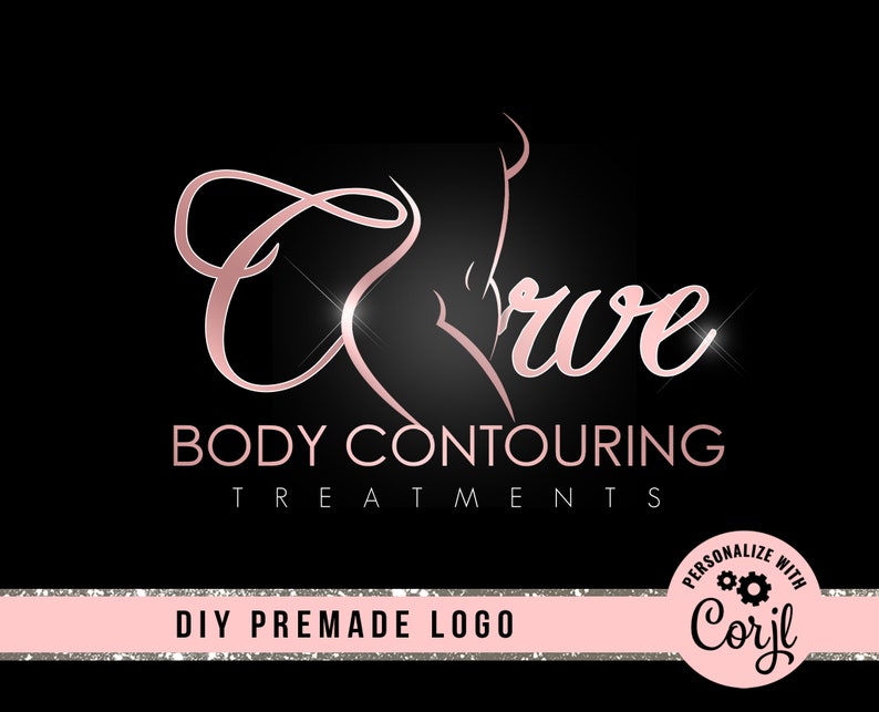 DIY Body Contouring Premade Logo Body Contour Logo Spa Logo - Etsy