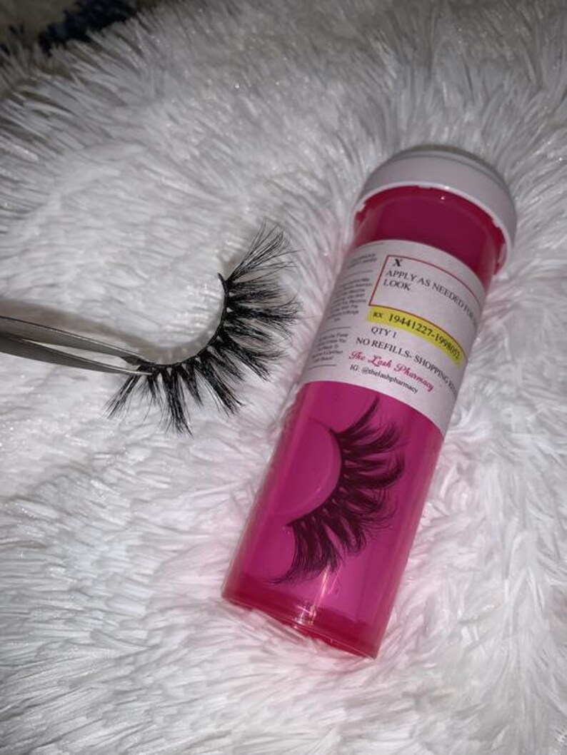 Editable Pill Bottle Lash Label Prescription Bottle Label - Etsy