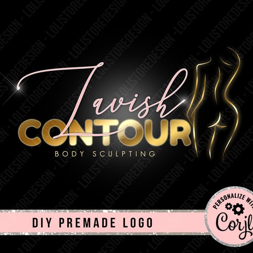 DIY Body Contouring Premade Logo Body Contour Logo Spa Logo - Etsy