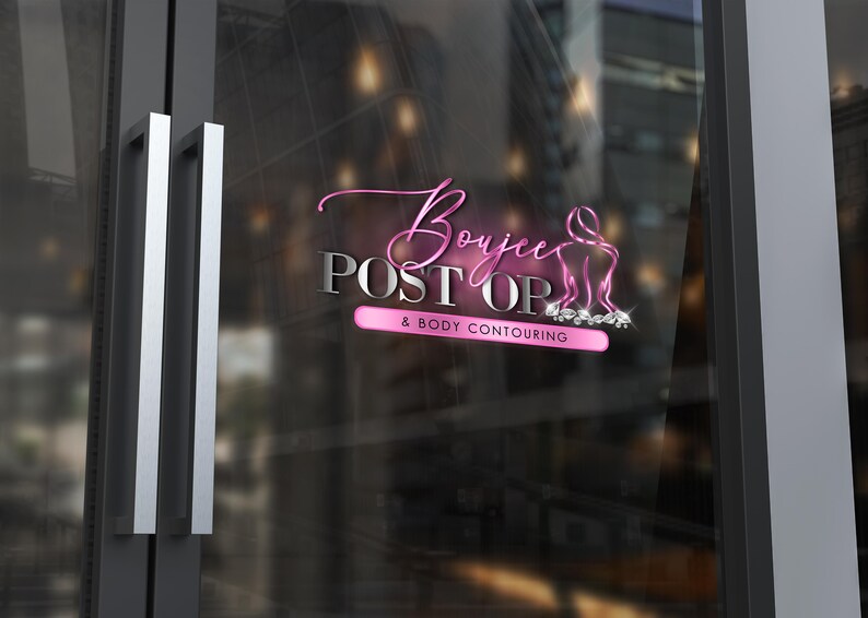 DIY Post Op Premade Logo Body Contour Logo Spa Logo Body - Etsy