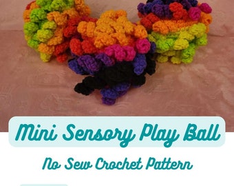 PDF PATTERN ONLY - Crochet Sensory Play Ball - Crochet Toy Patterns ...