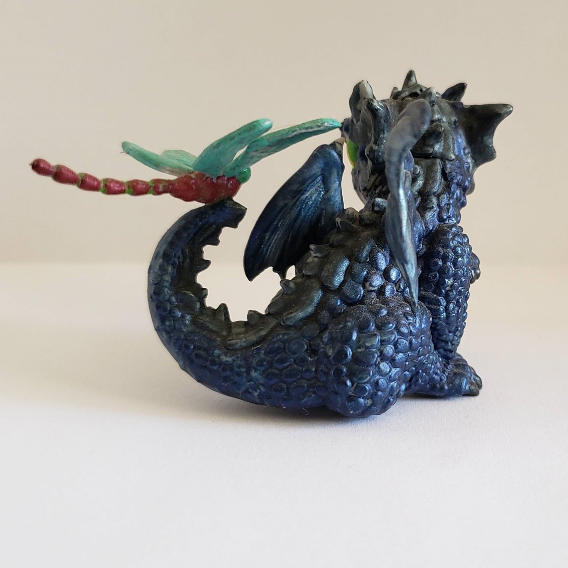 Annoyed Rocky Blue Dragon Kaiju - Etsy