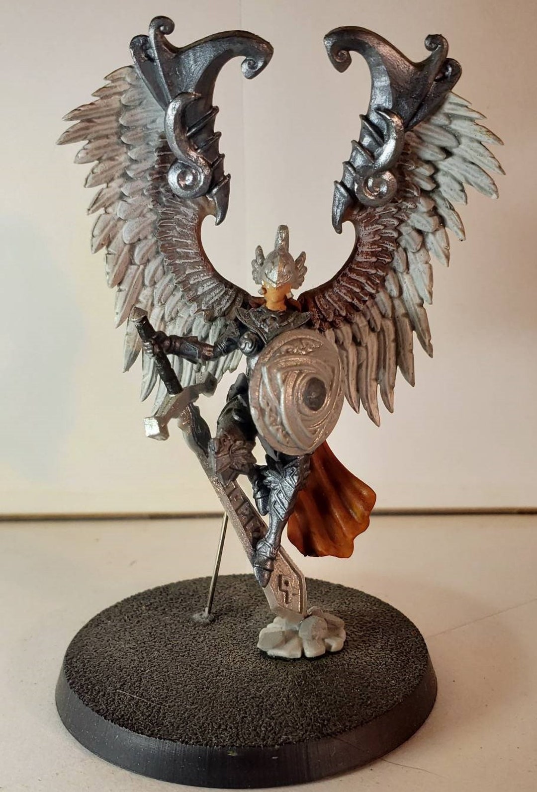 Valkyrie Angel Feather Wings Silver Shield Sword Helm - Etsy