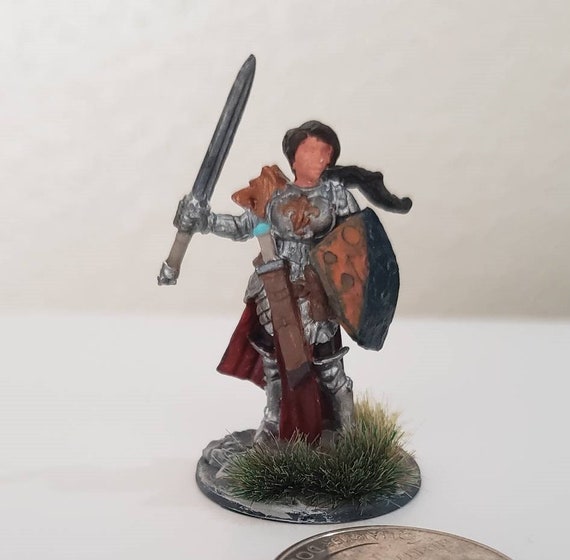 Trista the White Wolf Human Paladin - Etsy