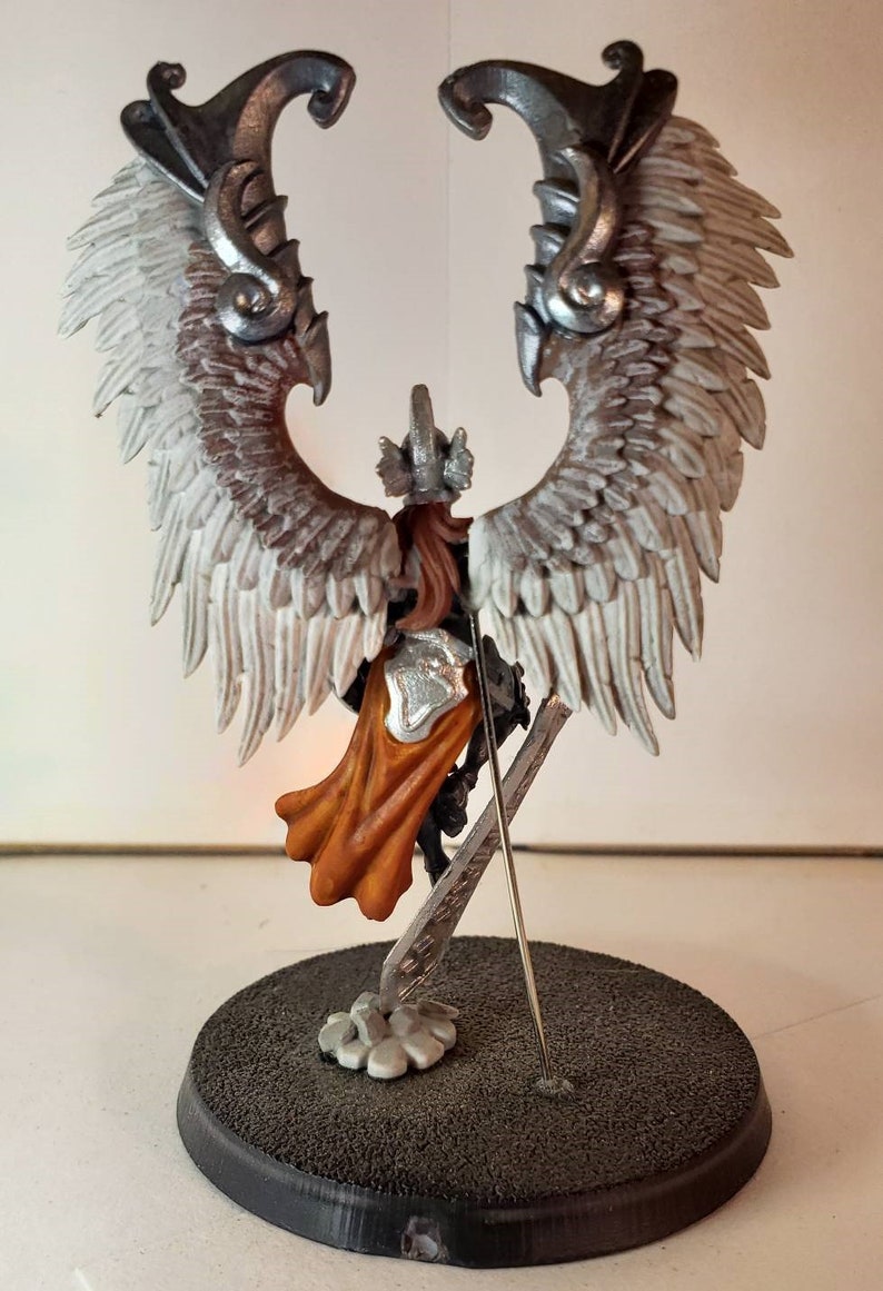 Valkyrie Angel Feather Wings Silver Shield Sword Helm - Etsy