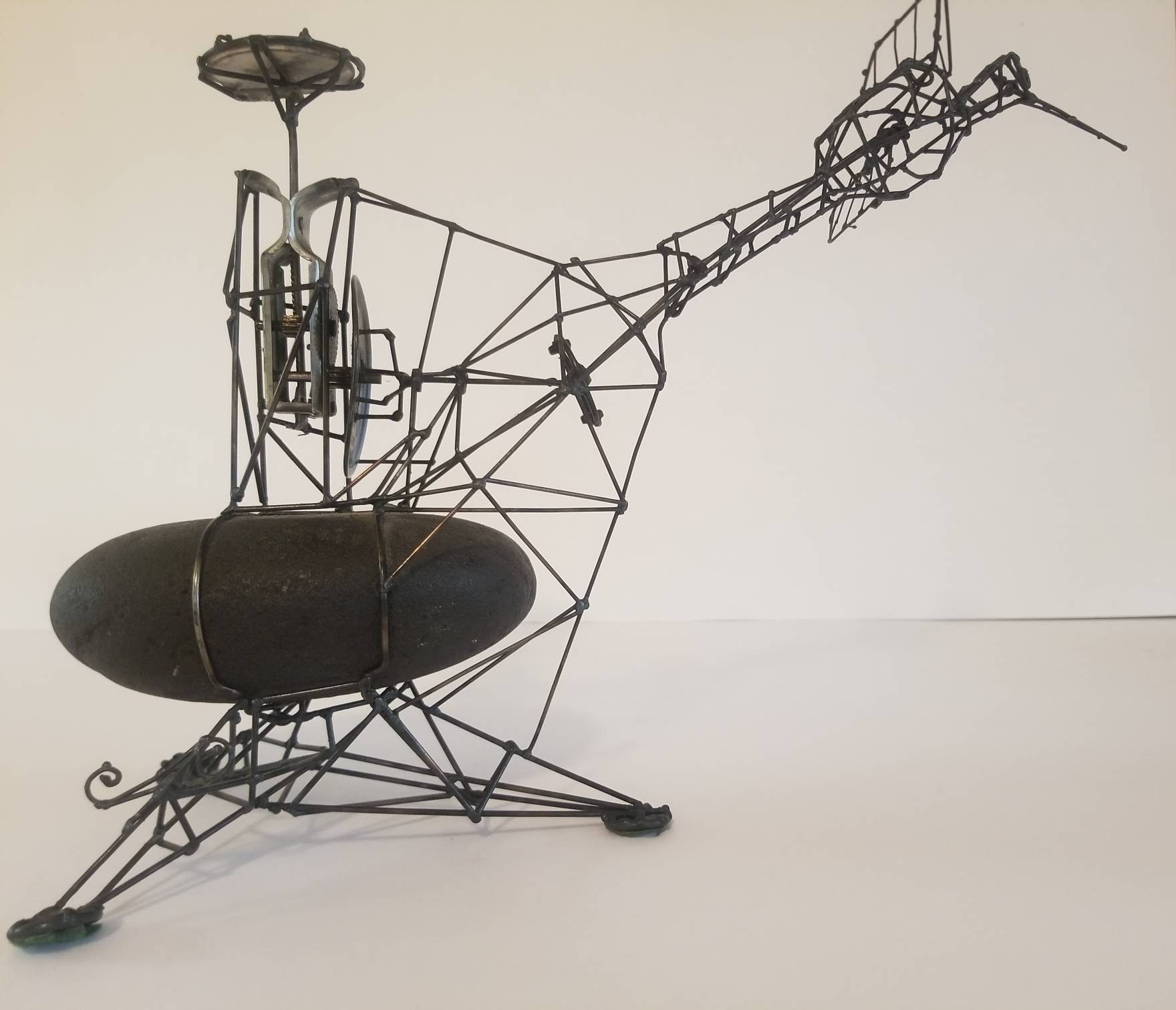 Joe Police Original Vintage Midcentury Kinetic Automaton Sculpture in ...